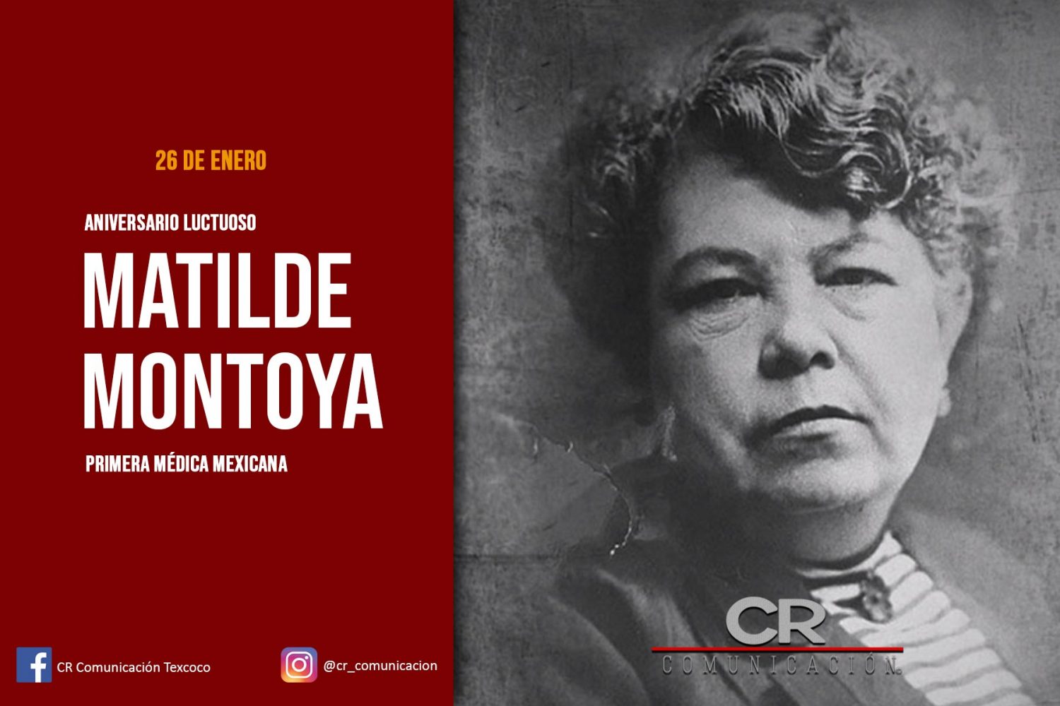 Aniversario luctuoso de Matilde Montoya, la primera médica mexicana ...